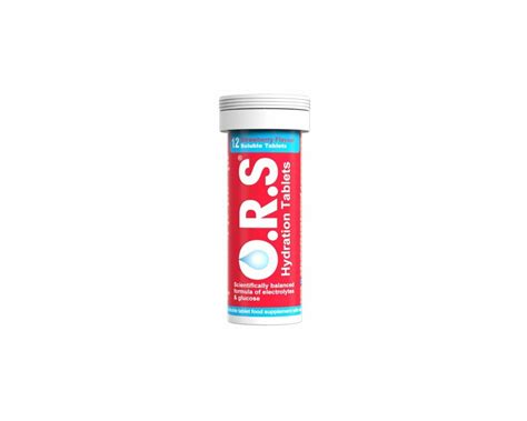 Ors Hydration Tablets Strawberry Pack Of 12
