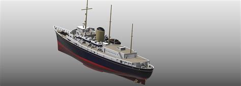👸 Queen Elizabeth Ii Royal Yacht Hmy Britannia・ Stl File For 3d
