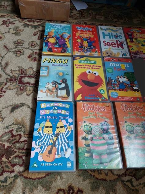 Cbeebies Vinage 90s Vhs Tapes Teletubbies Fimbles Pingu Sesame Street Eur 19 81 Picclick It
