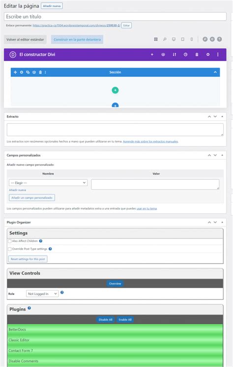 Desactivar Plugins En Algunas Páginas En Wordpress