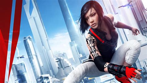 Faith Connors In Action Mirrors Edge Catalyst Hd Wallpaper