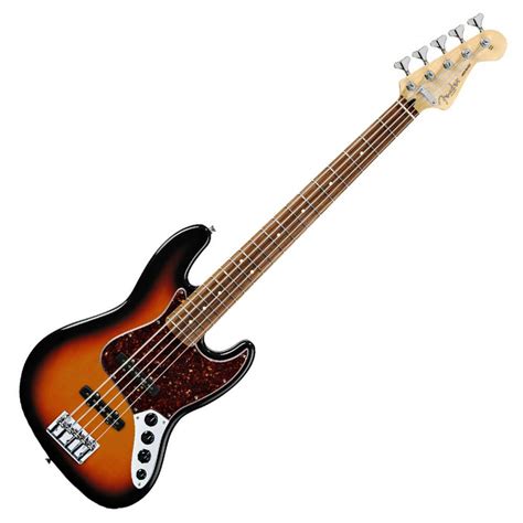 Fender Jazz Bass 5 String Sunburst Rosewood Fb Dm Audio Ltd