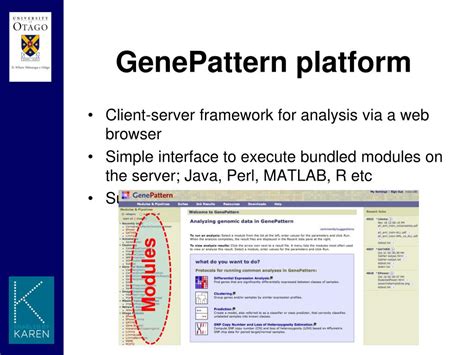 Ppt Developing Modules In Genepattern For Gene Expression Analysis