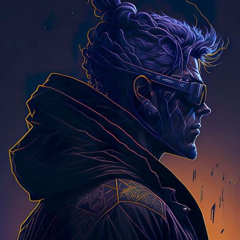 Premium Ai Image A Man With Glasses And A Hoodie That Saysthe Future