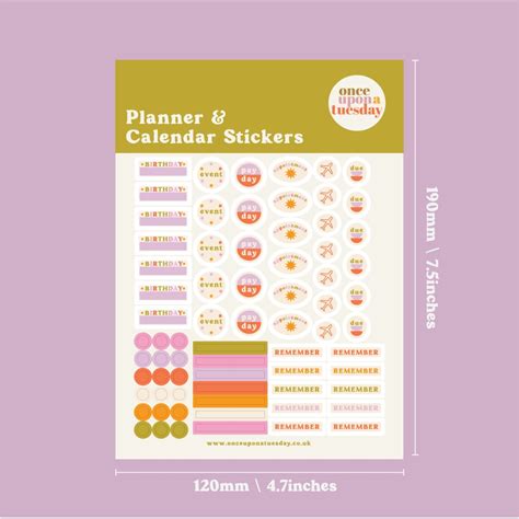 Planner And Calendar Stickers Journal Stickers Everyday Etsy