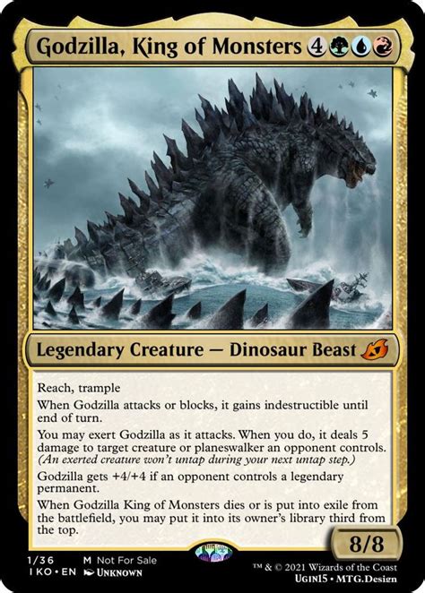 Pin By Damon Wahl On Magic The Gathering Cards Godzilla Kaiju Magic