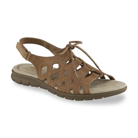 Cobbie Cuddlers Womens Michaelene Brown Slingback Sandal Wide Width