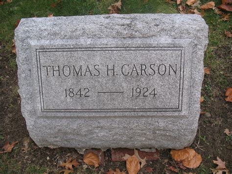 Thomas Harrison Carson 1842 1924 Find A Grave Memorial