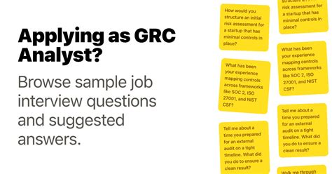 Grc Analyst Interview Questions