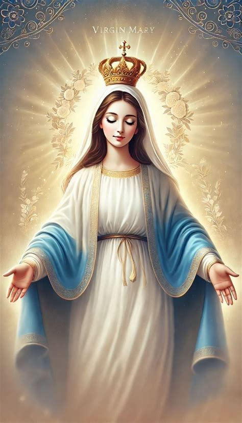 Pin Di Luz E Arruda 🌟🌿 Su Maria Immagini Religiose Vergine Maria