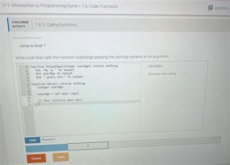Solved 111 Introduction To Programming Home 76 Code