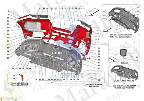 Ferrari Part 880004 Griglia Terminale Opt Dx Cpl Maranello Classic