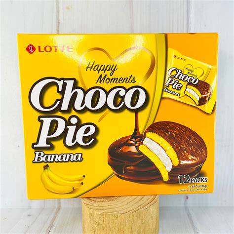 Korean Choco Pie Banana Chocolate Asias Lovers