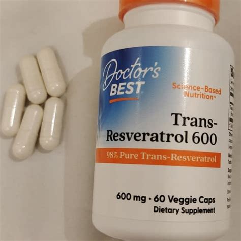 Review Trans Resveratrol 600 Doctors Best Chất Chống Oxy Hóa Mạnh