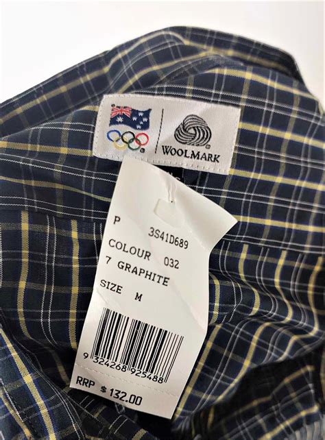 Lot The Official Casual Australian Team Uniform Plaid Shirt From The