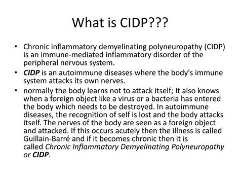 Cidp And Ncs Protocol Pptx