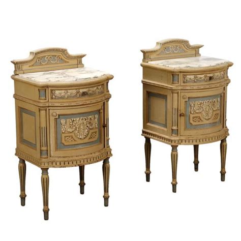 Neoclassical Style Bedside Tables Set Of 2 For Sale At Pamono