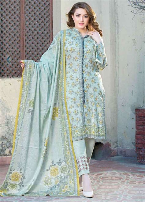 Five Star Printed Lawn Unstitched 3 Piece Suit Fs19 L3 1005a Spring