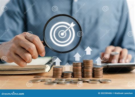 Business Growth Success Achievement Concept Hand Arranging Stack As