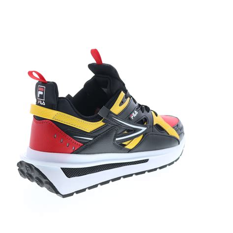 Buy Fila Sandenal 1rm01646 606 Mens Black Leather Lifestyle Sneakers