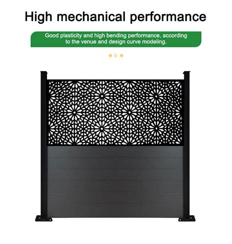 Recycled Wpc Fence Panels Durable Eco Friendly Cladding