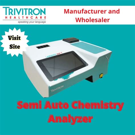 Introducing The Semi Auto Chemistry Analyzer Labmate Series Next