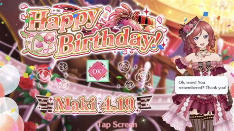 Happy Birthday Maki Hope You Have An Amazing Birthday Feed