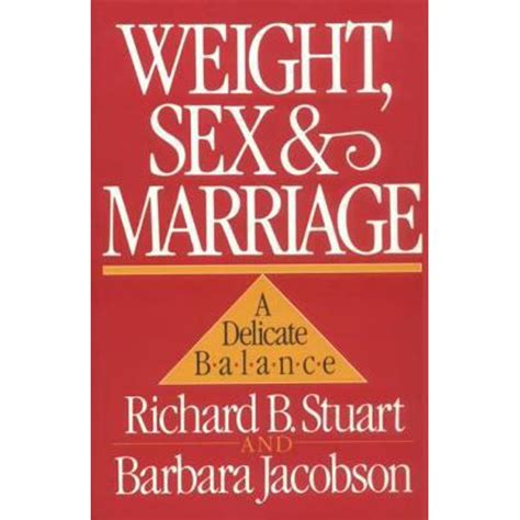 Pre Owned Weight Sex And Marriage A Delicate Balance Hardcover 0898620600 9780898620603