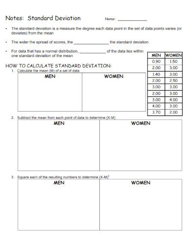 Standard Deviation 99 Examples Format How To Find Pdf