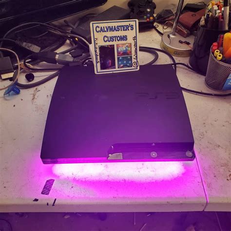 Customized Jailbroken Ps3 Slim Calvmasters Customs