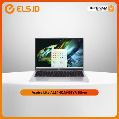 Jual Laptop Acer Aspire Lite Al M Ya W Silver Core I U Ohs Shopee Indonesia