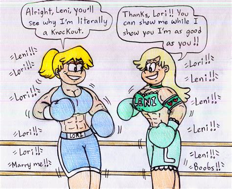 Boxing Louds Lori Vs Leni By Jose Ramiro On Deviantart