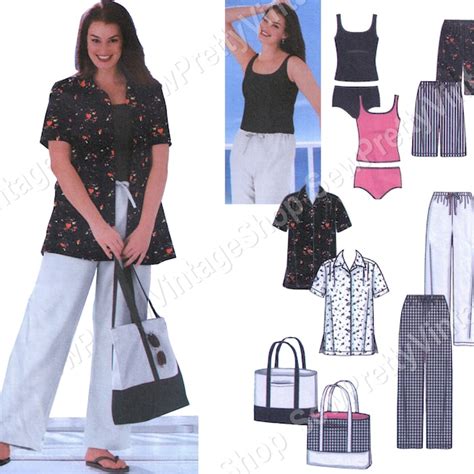 Tankini Swimsuit Sewing Pattern Etsy