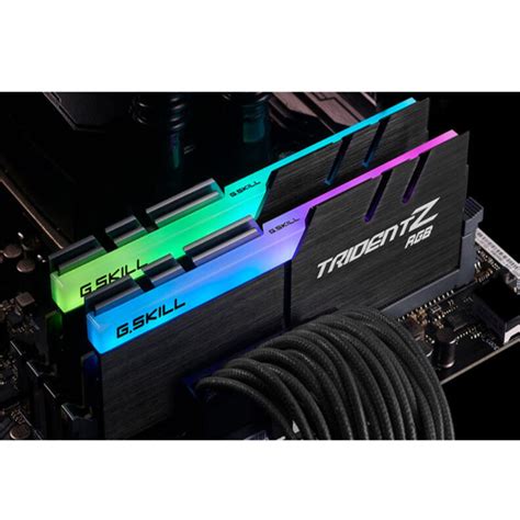 رم دسکتاپ Ddr4 دو کاناله 3200 مگاهرتز جی اسکیل مدل Trident Z Rgb ظرفیت 64 گیگابایت فروشگاه