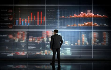 Premium Ai Image Column Chart With Progress And Growth By Year