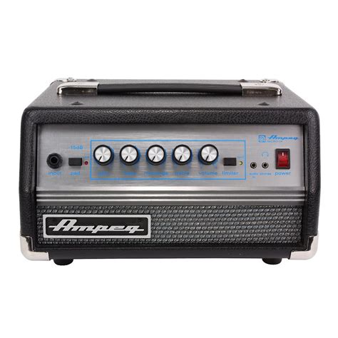 Ampeg Micro Vr 200 Watt Compact Solid State Bass Amp Head Reverb