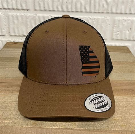 Georgia Patriot Snapback Trucker Hat The Minnesota Peach