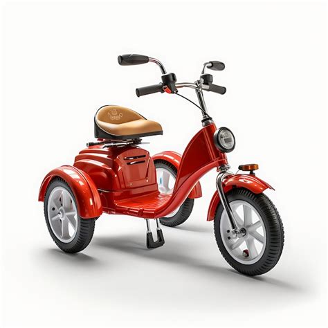 Premium Ai Image Isolated Of Worksman Ladybug Tricycle Bike Cycle