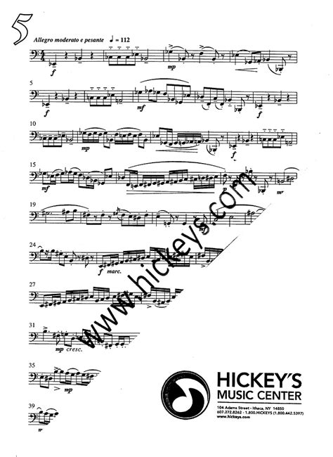 Bourgeois Derek Fantasy Pieces For Tuba Composer Collections Unaccompanied