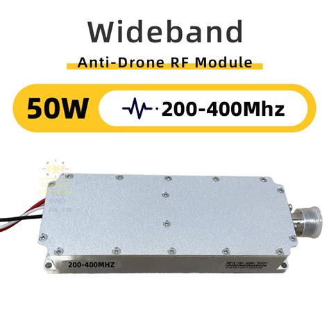 50w Anti Fpv Module 200400mhz Lora Drone Defense Rf Module With High