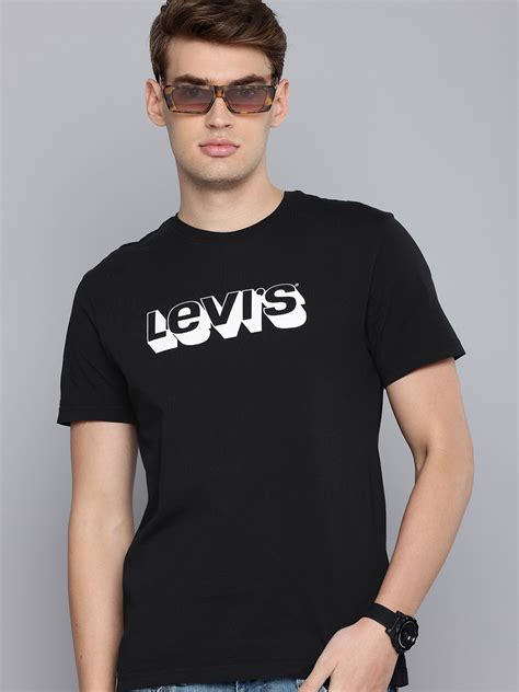 Buy Levis Brand Logo Printed Pure Cotton T Shirt Tshirts For Men