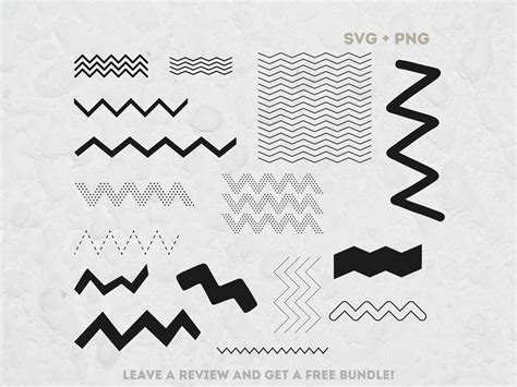 Zigzag Pattern Svg Bundle Svg Files For Cricut Geometric Shapes Svg