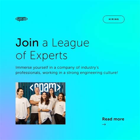 Epam Systems On Linkedin Seniorlead Data Software Engineer