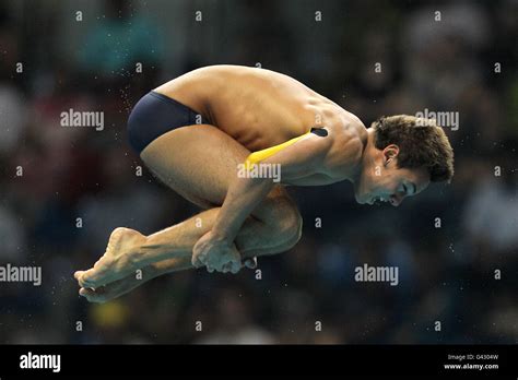 Englands Tom Daley In Action In The 10m Platform Diving On Day Ten Of