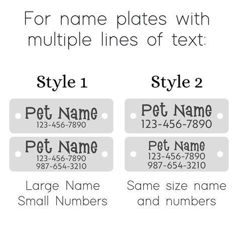 Text Name Plates With Rivets — Metal Mementos