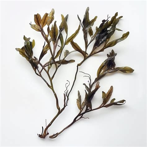 Premium Photo Algae On A White Background Isolated