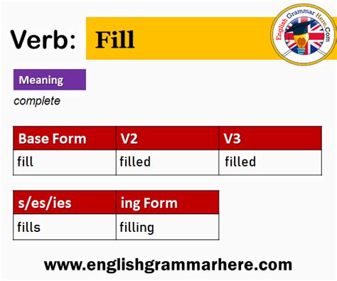 Fill V3 Khái Niệm Cách Dùng Và Những Ví Dụ Thực Tiễn