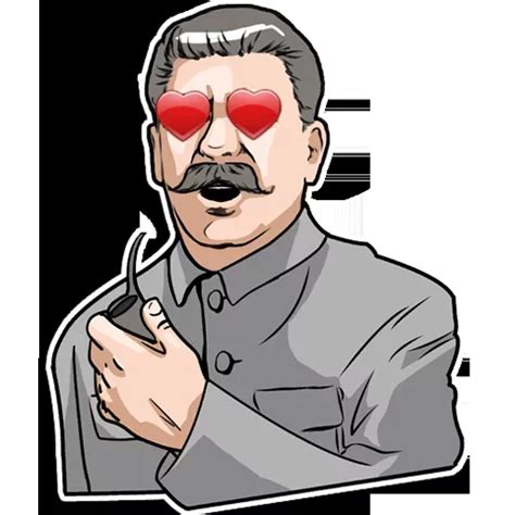 Стикер телеграм 😈 из набора «Сталин»