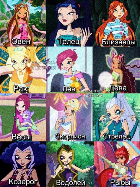 Winx Club Zodiac Signs Zodiac Health Tips Winx Club Zodiac Signs Zodiac Health Tips
