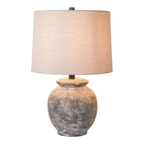 Briar Antique Gray Ceramic Table Lamp World Market